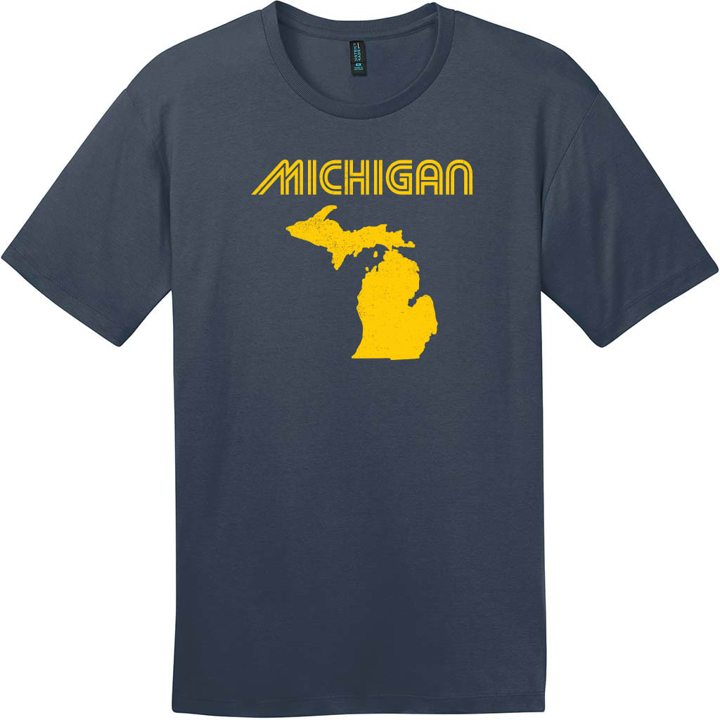Michigan Retro T-Shirt - Michigan T-Shirts