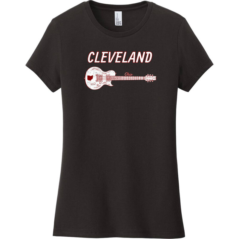 Cleveland Ohio Guitar Women's T-Shirt - Ohio T-Shirts